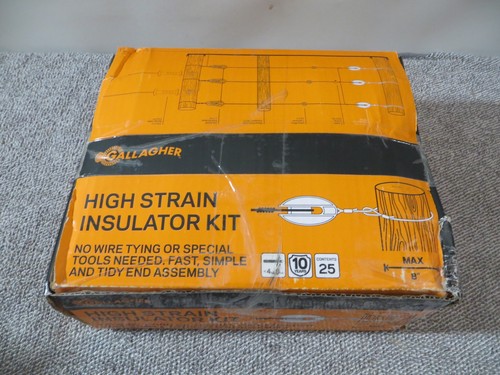 Gallagher High Strain Insulator Kit Electric Fence Insulators 8MM ~ New ...