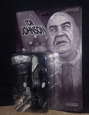 Monstarz Tor Johnson 3.75" Scale Retro Action Figure Black and White ...
