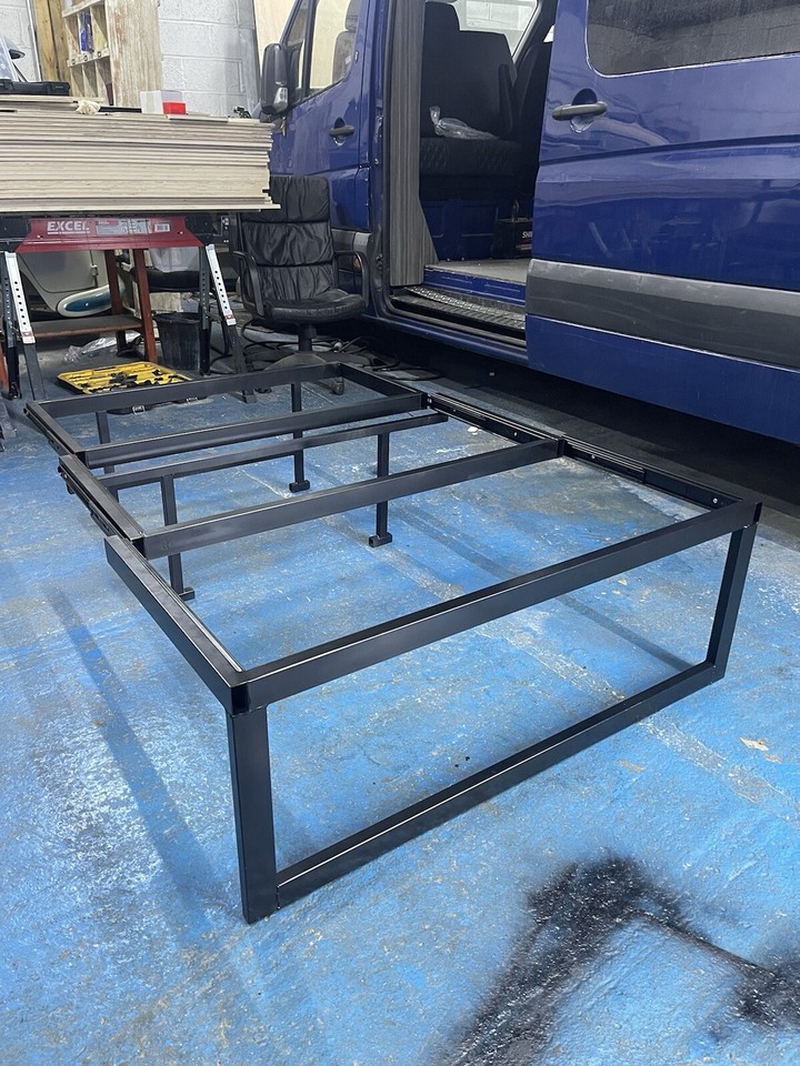 Universal Bench Seat Pull Out Bed Frame - Camper Van Conversion | eBay UK