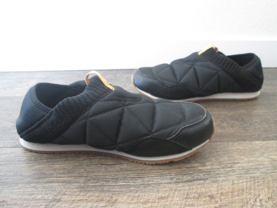 Women's Teva ReEmber black Quilted Bootie Moc Slip On Shoes SZ. 11 | eBay