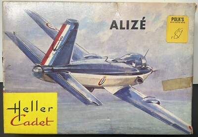 Heller Cadet 1:100 Alize Vintage Model Airplane Kit No. L020, Complete ...