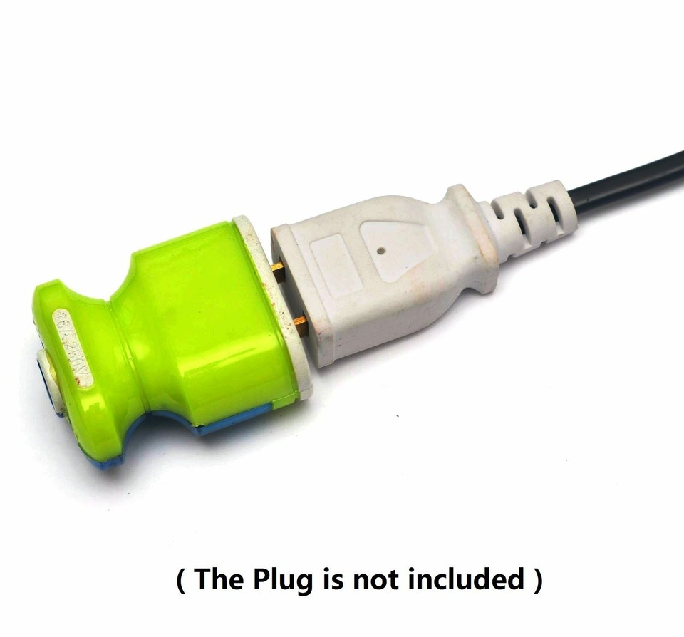 2x 15cm Cord Easy Wire 2Pin AU/US Socket Power Connector IP Camera ...