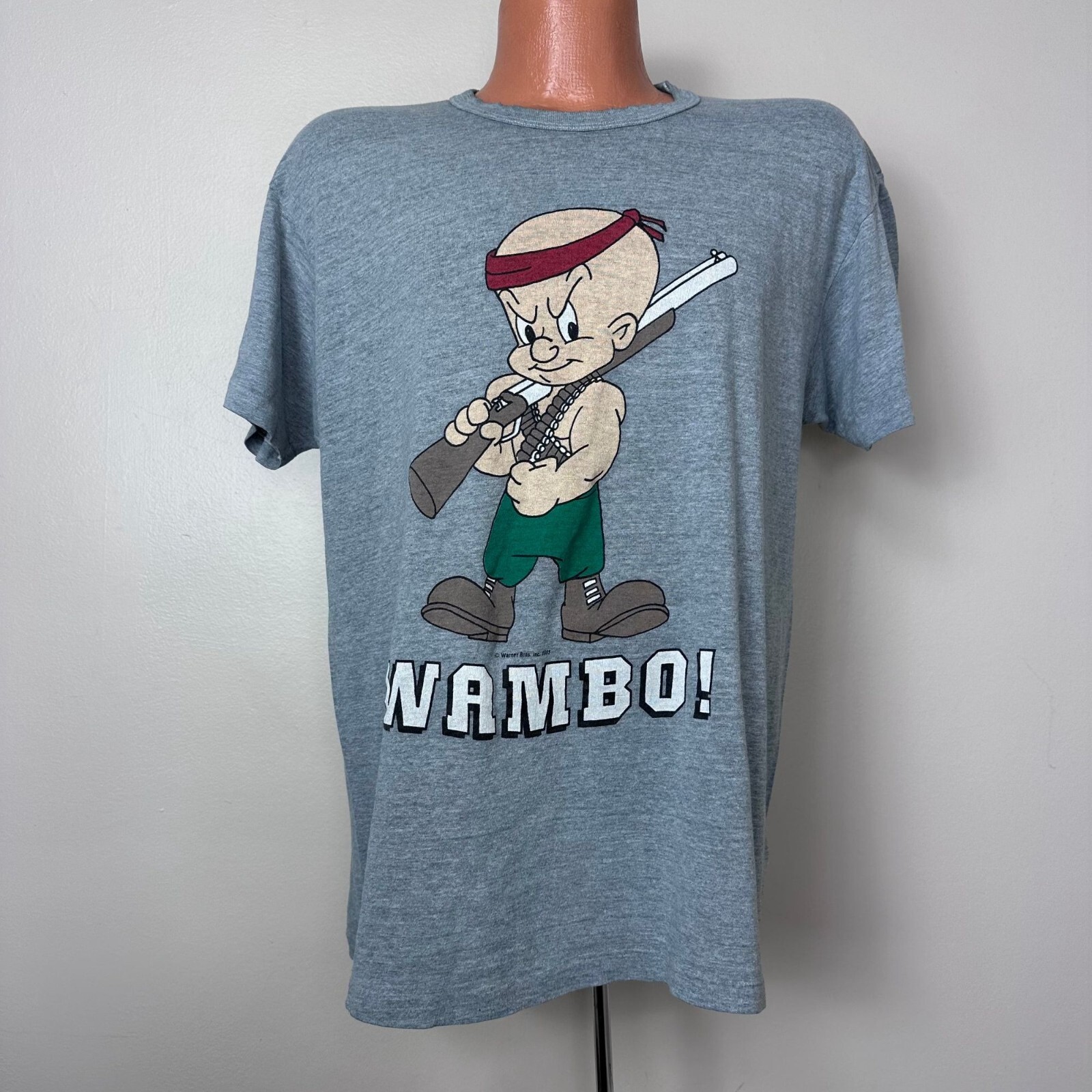 Vintage 1980s Elmer Fudd Wambo T-Shirt 80s Looney Tun… - Gem