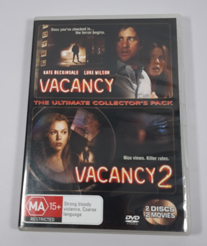 Vacancy + Vacancy 2 PAL Movie DVD R4 VGC Kate Beckinsale Agnes Bruckner ...