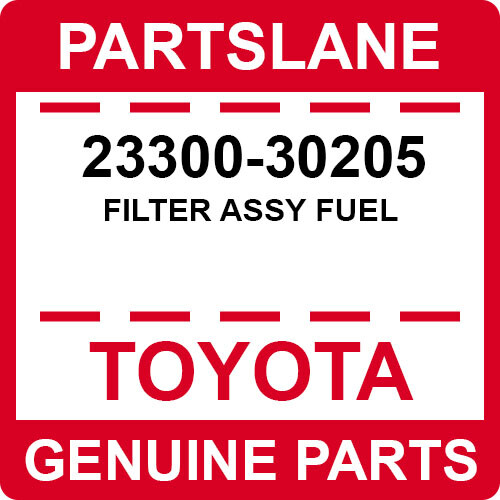 23300-30205 Toyota OEM Genuine FILTER ASSY FUEL | eBay