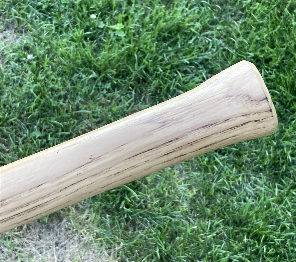 HICKORY 24" OFFSET BROAD AXE HANDLE ~ Fire Finished ~ Right or Left ...