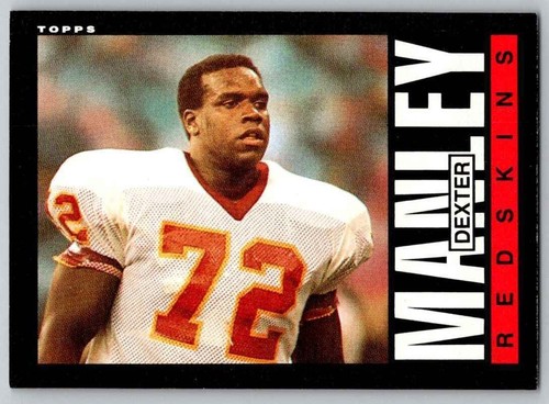 1985 TOPPS FOOTBALL Vintage Card #184 - DEXTER MANLEY, Washington ...