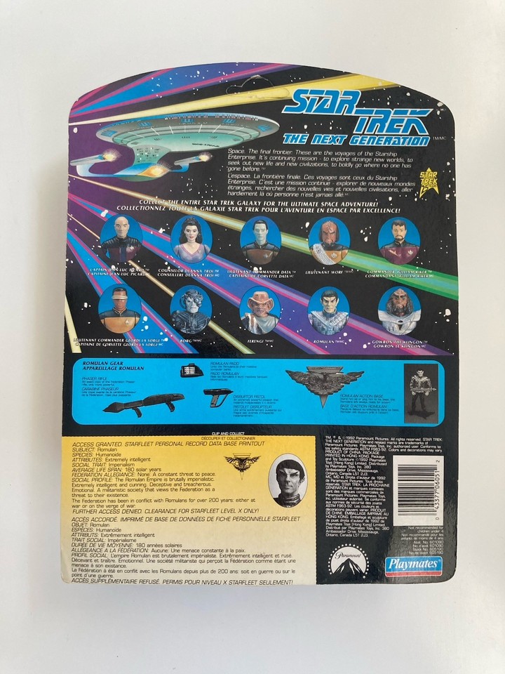 Star Trek The Next Generation Romulan TNG | eBay