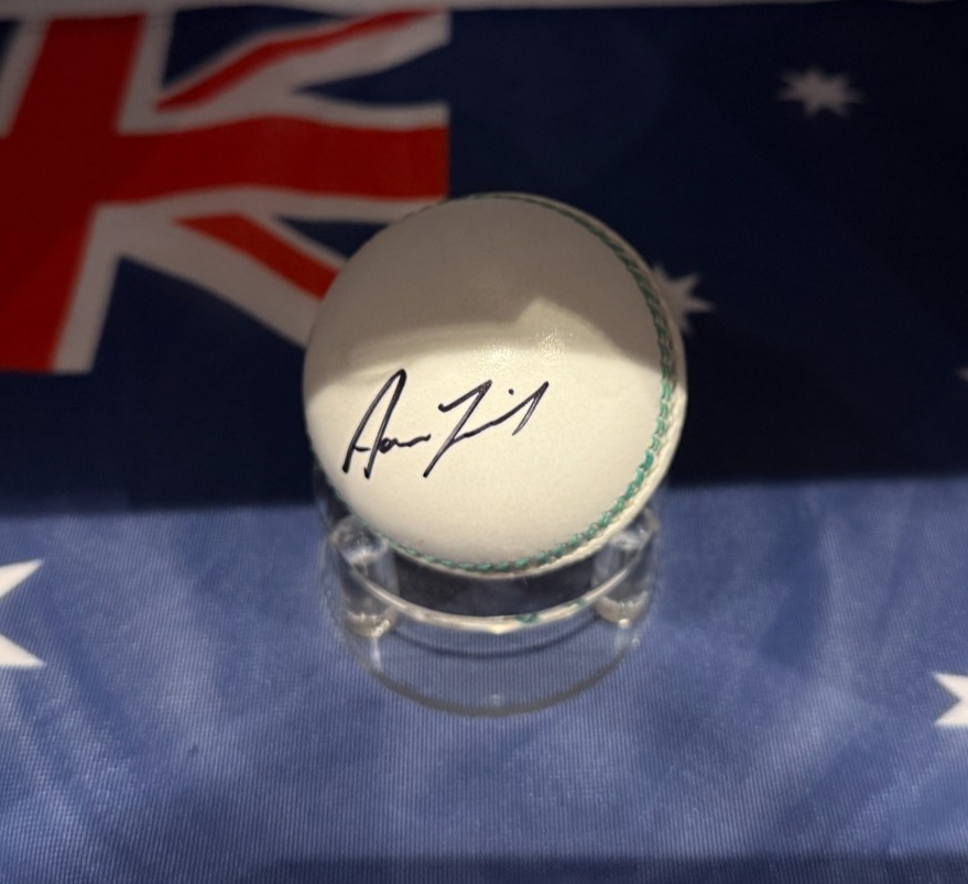 Aaron Finch (Australia) signed White 156g Cricket Ball -Australia ODI ...