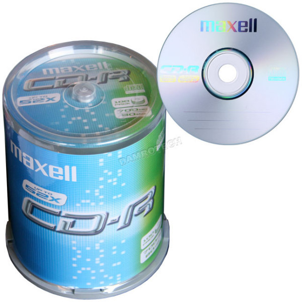 Maxell CD-R 700 MB 80 Min 52x 100 Pieces for sale online | eBay