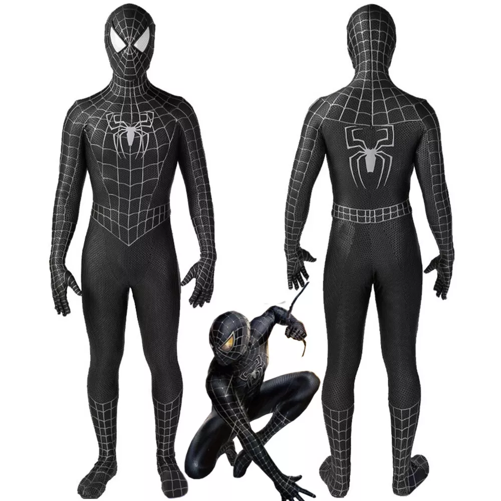 Spiderman Symbiote Black Cosplay Suit Spider Man Miles 52 Off