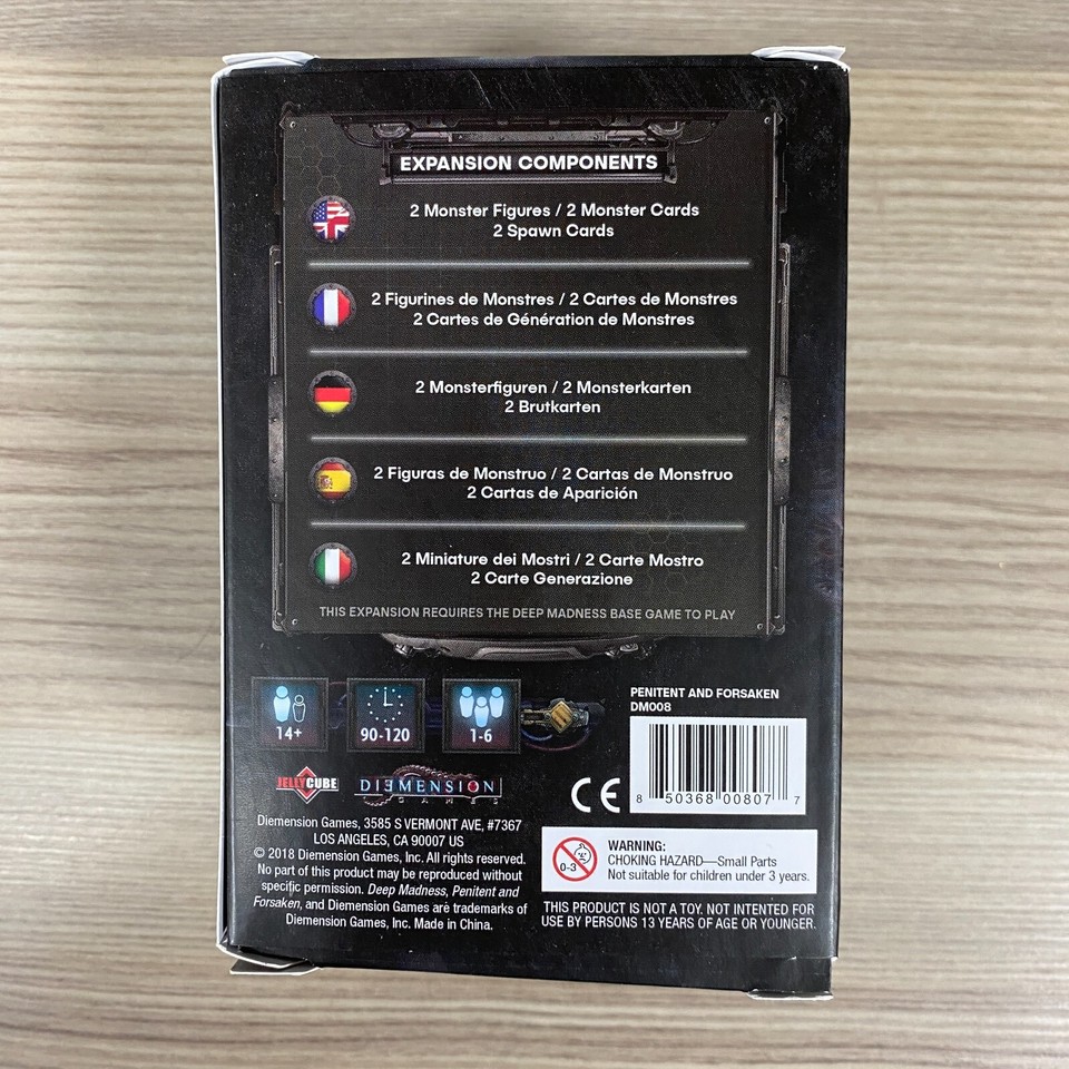 PENITENT AND FORSAKEN EPIC MONSTER DEEP MADNESS EXPANSION PACK BOARD ...
