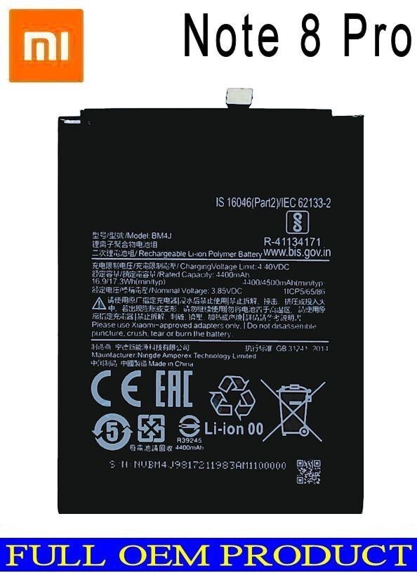 Xiaomi Redmi Note 8 Pro M1906G7I M1906G7G Battery BM4J 46BM4JA030H8 | eBay