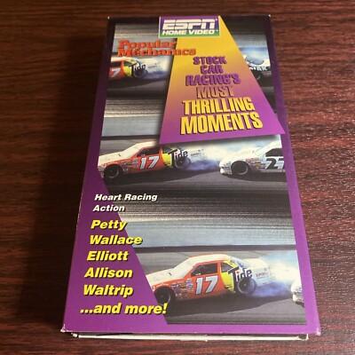 ESPN Home Video: Stock Car Racings Most Thrilling Moments (VHS) Petty ...