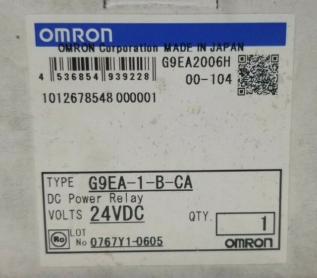 Omron Elektronik G9EA-1-B-CA-DC24 Generation Zweck Relais Spst 30A 24V ...