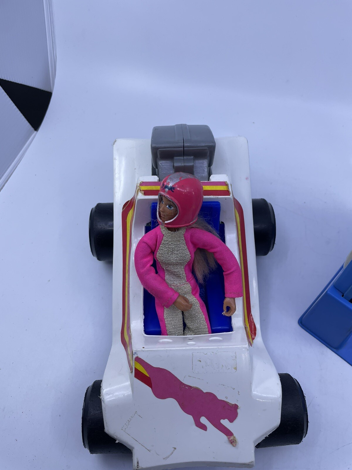 Vtg 1975 Ideal Toy-Derry Daring Dune Buggy-Evel Knievel race car Gyro ...