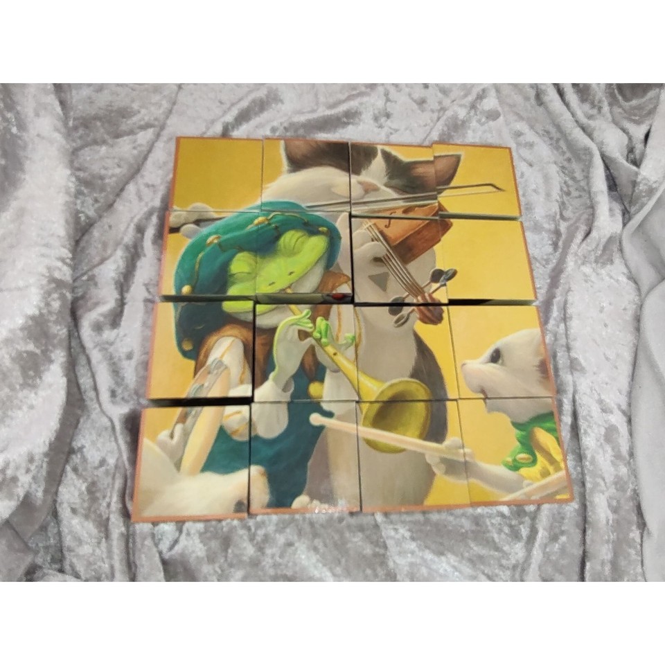 Rip Squeak A to Z Replacement Puzzle Blocks w Box NO BOOK 6 Different ...