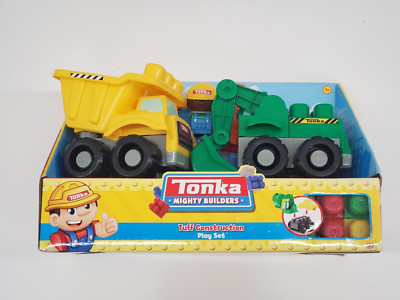Hasbr Tonka Mighty Builders Tuff Construction Play Set 25 Pieces- New ...