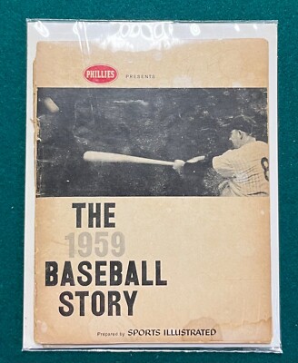 1959 Baseball Story Sports Illustrated Phillies Cigars w Mickey Mantle ...