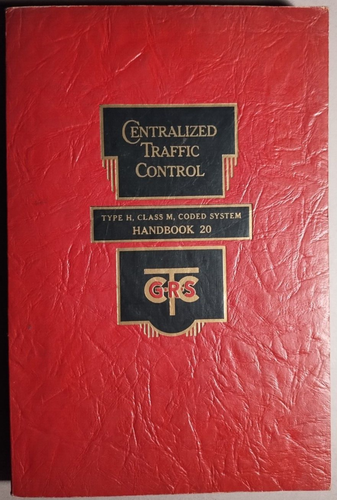 1941 GRS General Railway Signal Centralized Traffic Control Type H ...