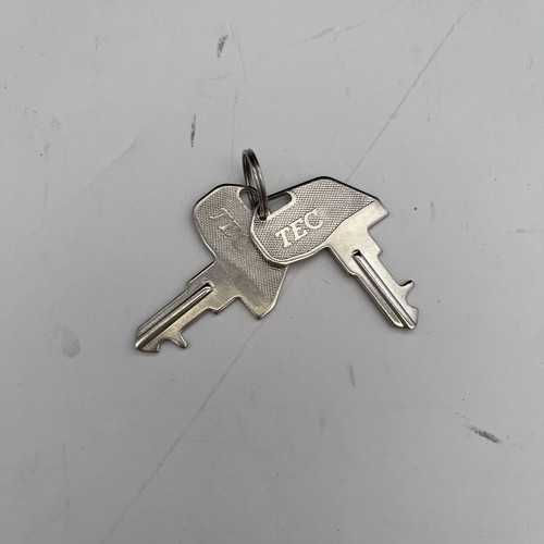 TEC 8R Cash Register Keys Set of 2 8R110 Sold As Is B5 | eBay