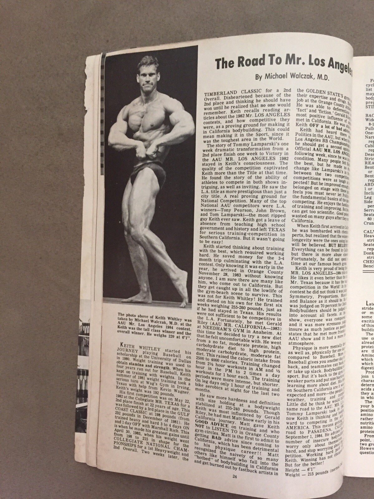 Ironman Bodybuilding Muscle Magazine / Alan Kirsch / 09-84 | eBay