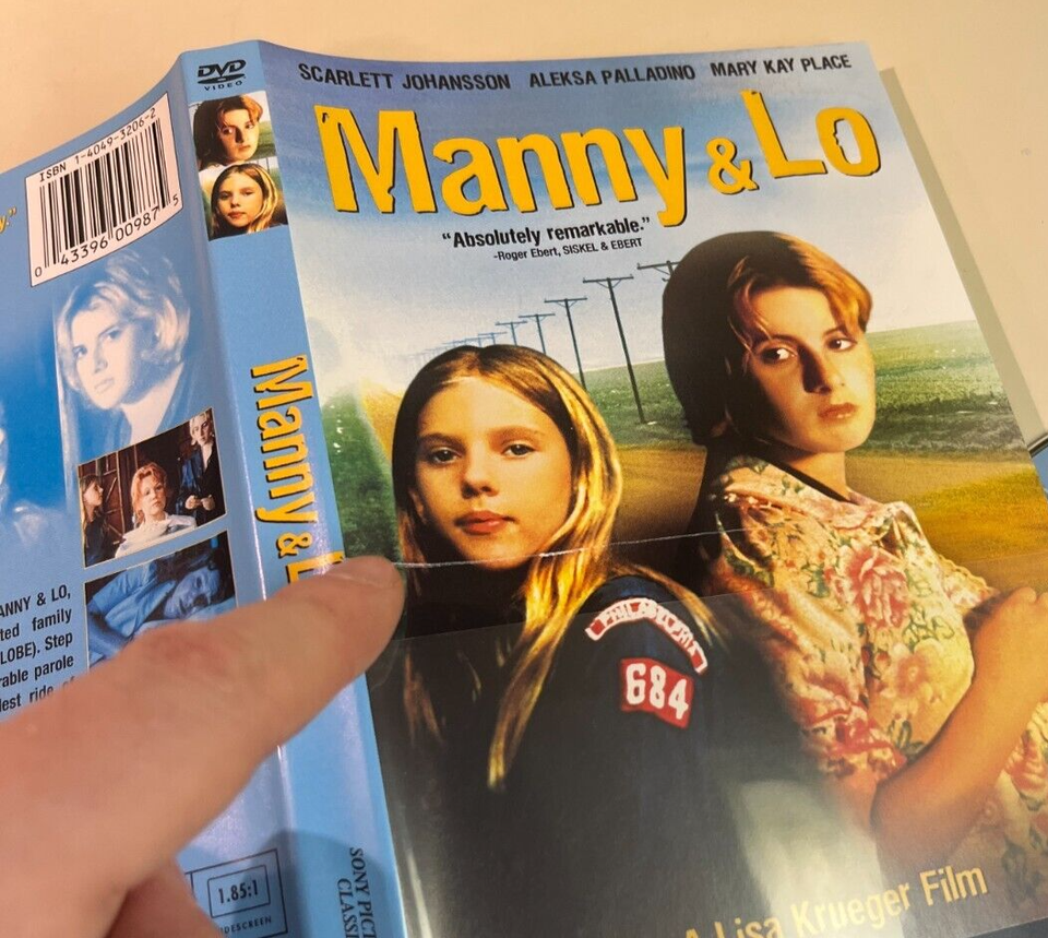 Manny & Lo DVD + Insert, 1996 Sister Comedy, Scarlett Johansson Aleska Palladino 43396009875| eBay