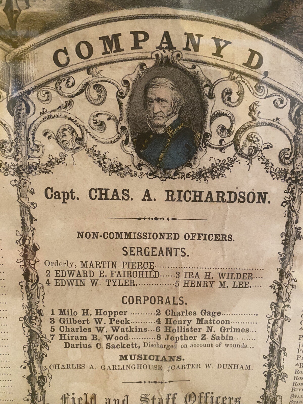 Civil War Soldiers Memorial roster 1862 126th Regiment New York ...