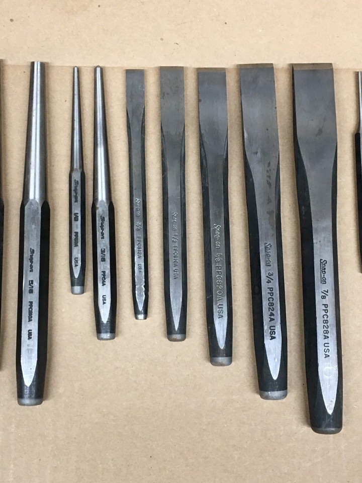 Snap-On - 27pc Punch & Chisel Set - PPC270AK - Excellent Condition | eBay