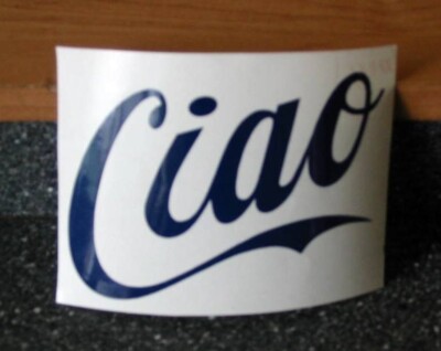 Ciao Car Stickers Ideal for Fiat/ Italian cars | eBay UK