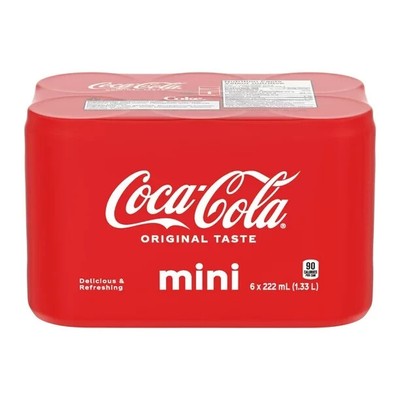 MINI CANS OF COCA COLA CANADIAN SODA POP 12X222ml MADE IN CANADA | eBay