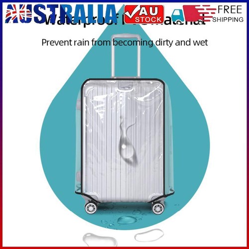 Luggage Cover Transparent Trolley Case Cover for Wheeled Suitcase ...