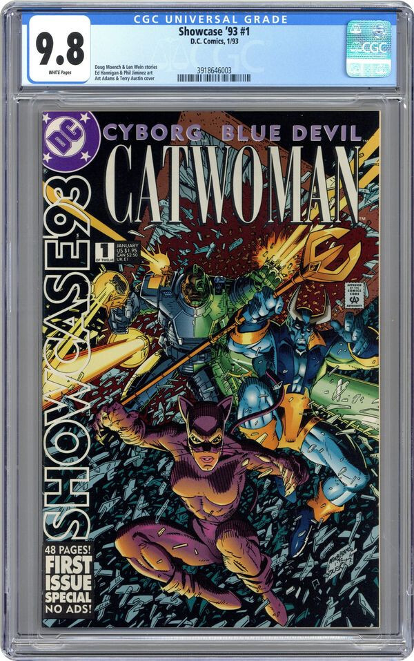 SHOWCASE '93 #1 Catwoman cyborb blue cyborg CGC 9.8 DC 1993 | eBay