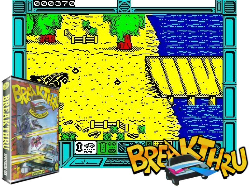 Sinclair ZX Spectrum 48K Game - BREAKTHRU - US Gold - Tested & Working ...