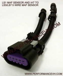 LS7/LS3 5 Wire MAF Mass Air Flow Sensor LS1 MAF 3 Wire Harness W/ IAT ...