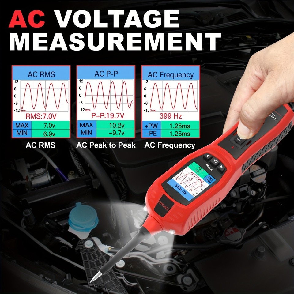 Topdiag P180 Circuit Breaker Finder Tool Fuel Injector Tester Battery ...