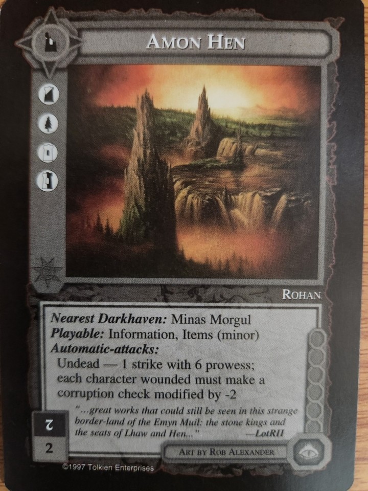 Middle-Earth CCG MECCG The Lidless Eye TOP TIER Singles *Select Your ...