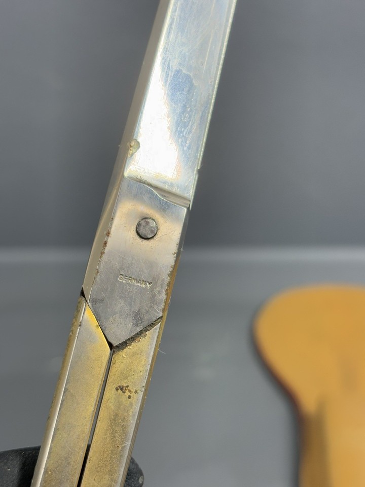 Vintage German Scissors in Top Grain Cowhide Leather Sheath Germany | eBay
