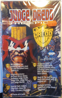 JUDGE DREDD THE EPICS COLLECTORS CARD SET EDGE ENTERTAINMENT FACTORY ...