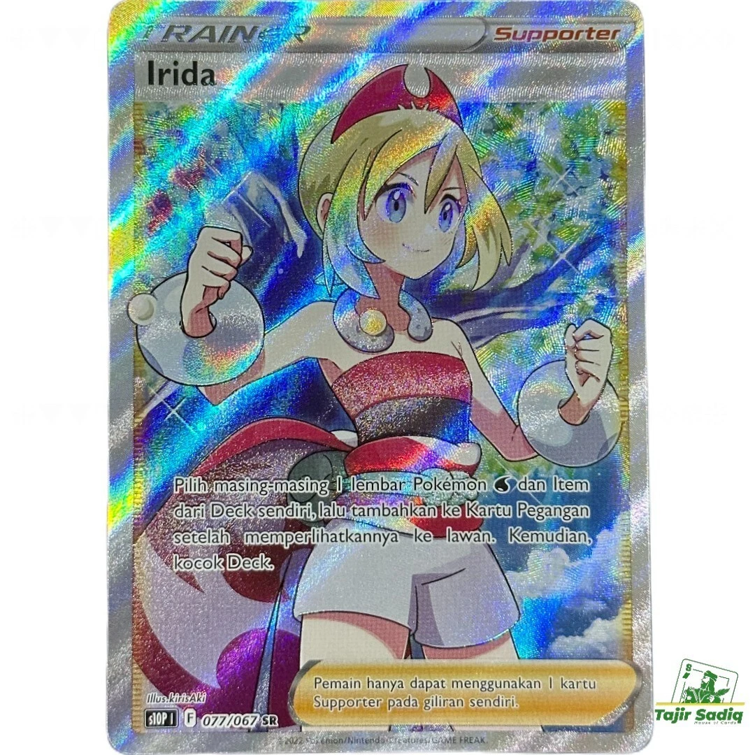 cheap wholesale ‘90s Pokemon Full Art Trainer Irida