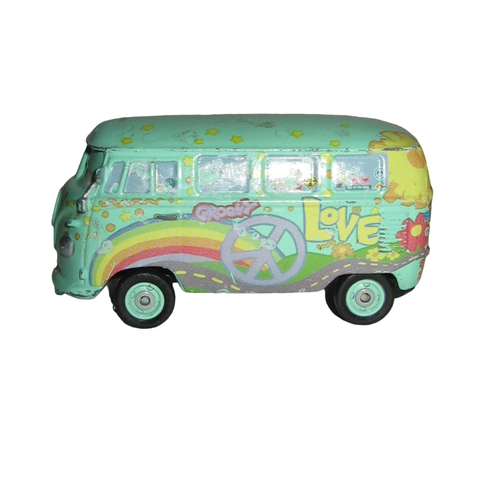 Disney Pixar Cars Fillmore VW Bus Volkswagen Mattel Diecast Samba Bus ...
