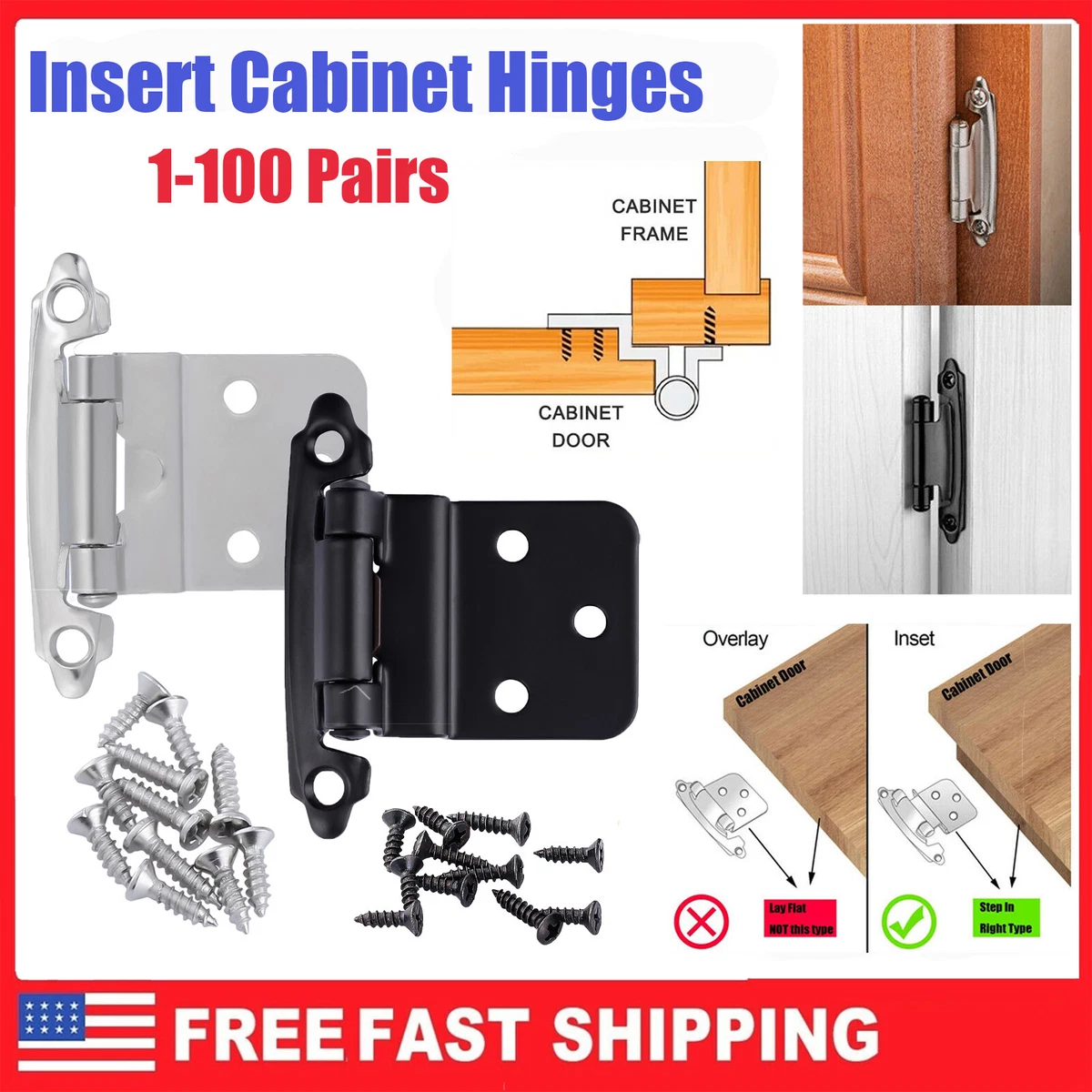 Inset Cabinet Hinge Options | Cabinets Matttroy