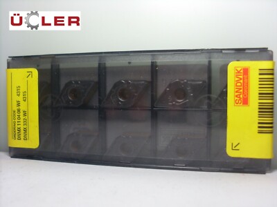 10X SANDVIK DNMX 110408-WF 4315 WENDESCHNEIDPLATTEN CARBIDE INSERTS ...