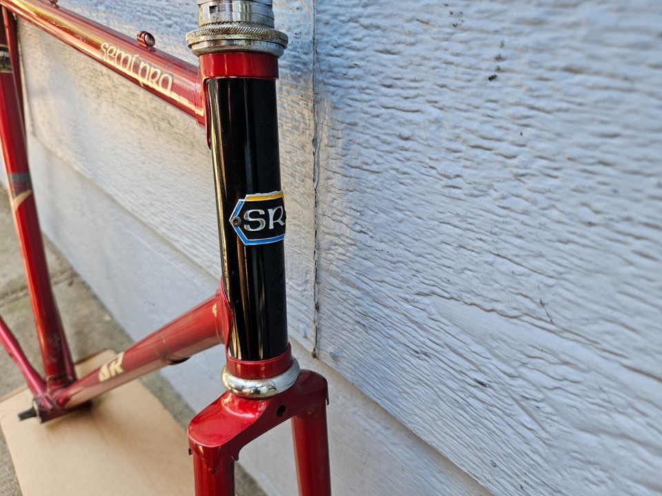 Vintage 58cm SR Semi Pro Road Bike Frame Tange Champion No 2 Chromoly ...