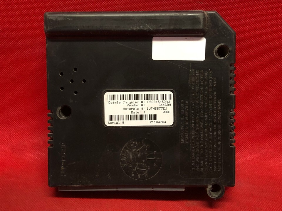 01 2001 DODGE DAKOTA CTM CENTRAL TIMING MODULE UNIT CTU OEM BCM ...