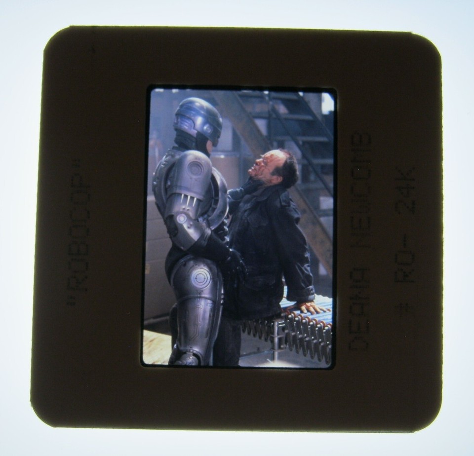 Orig ROBOCOP 35mm Studio Stamped Production Slide #8 PETER WELLER ...