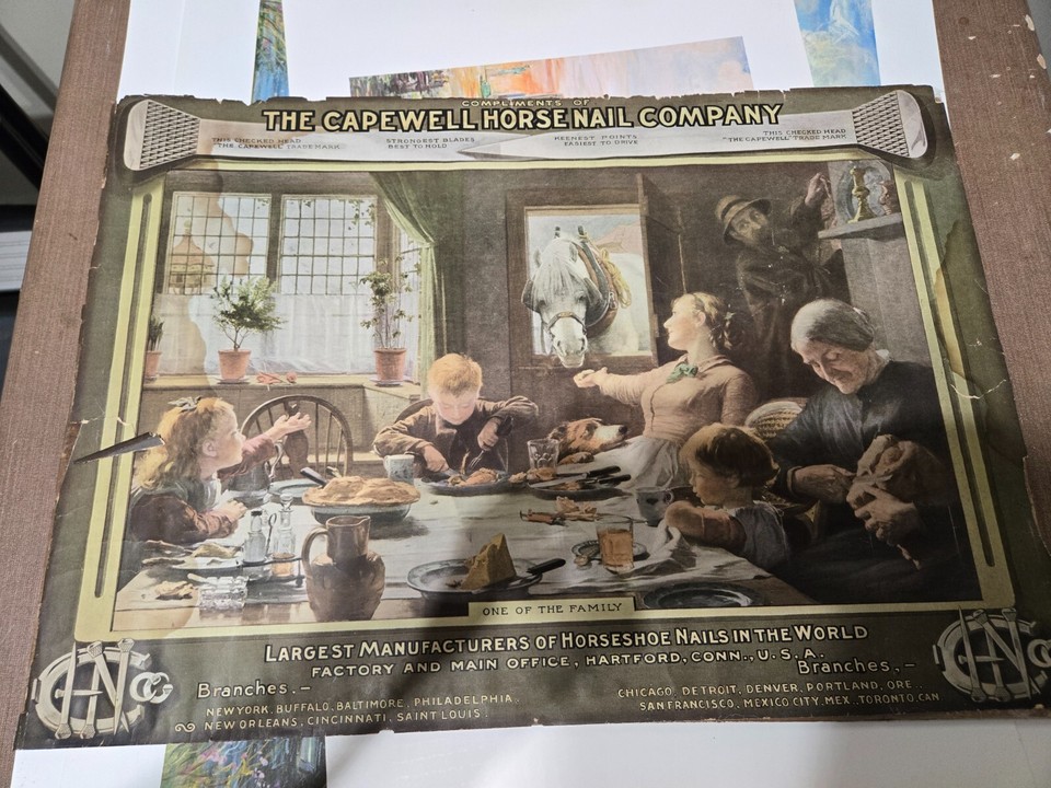 Vintage -c1903 -The Capewell Horse and Nail Co.-ORIGINAL-" ONE OF THE ...