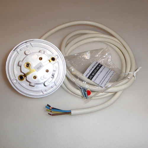 5 Eterna Cr10pw 6 Amp 4 Pin Plug-in Ceiling Roses With 2 Metre Flex ...