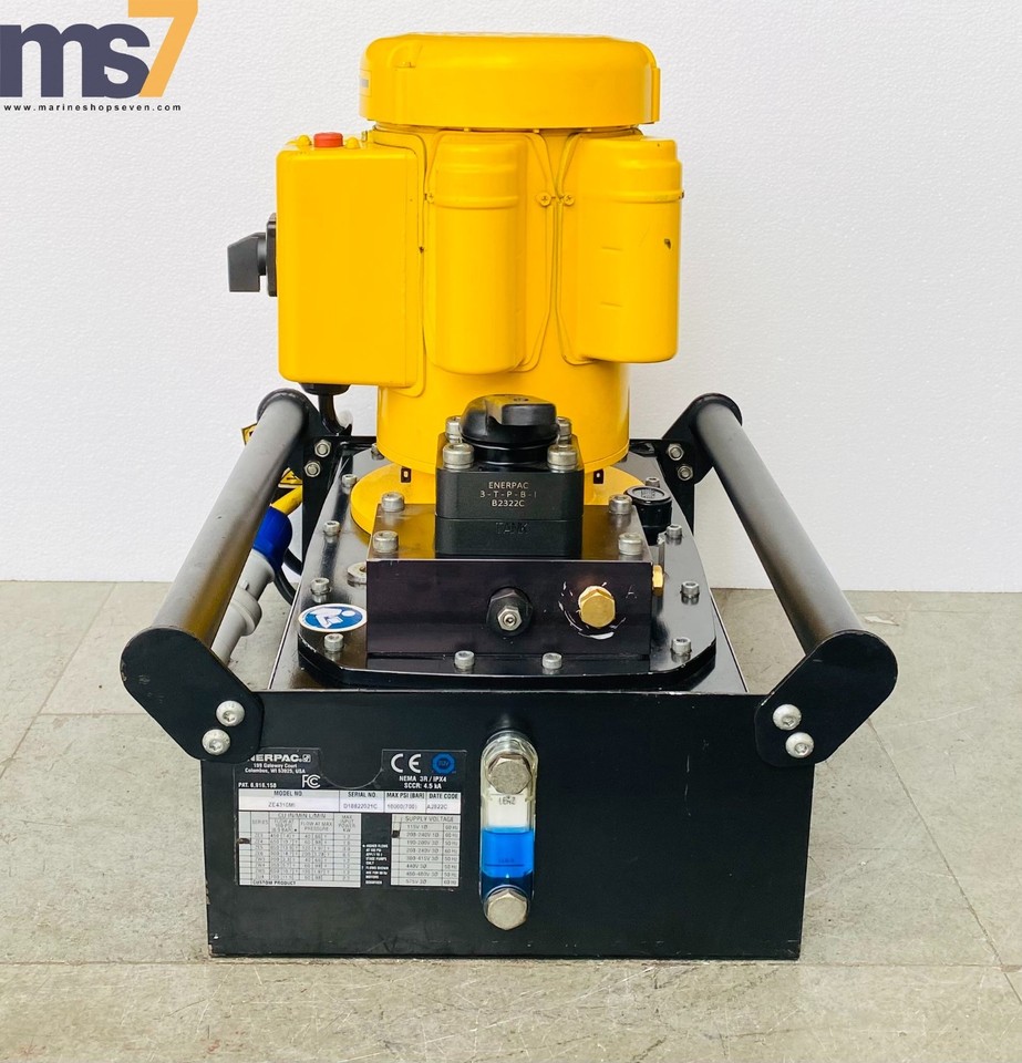 ENERPAC ZE4310MI ELECTRIC HYDRAULIC PUMP/ POWER PACK 700 BAR 10,000 PSI ...