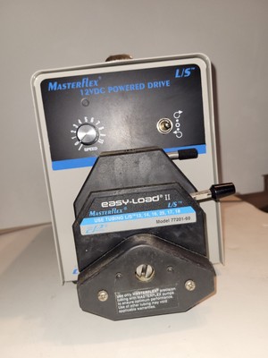 MasterFlex L/S Easy-Load II Pump Head, 12 VDC, Cole Parmer 77201-60 ...